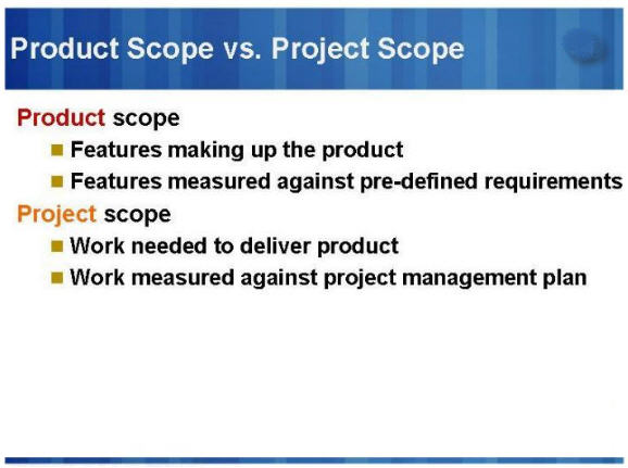 Project Scope Mgmt.